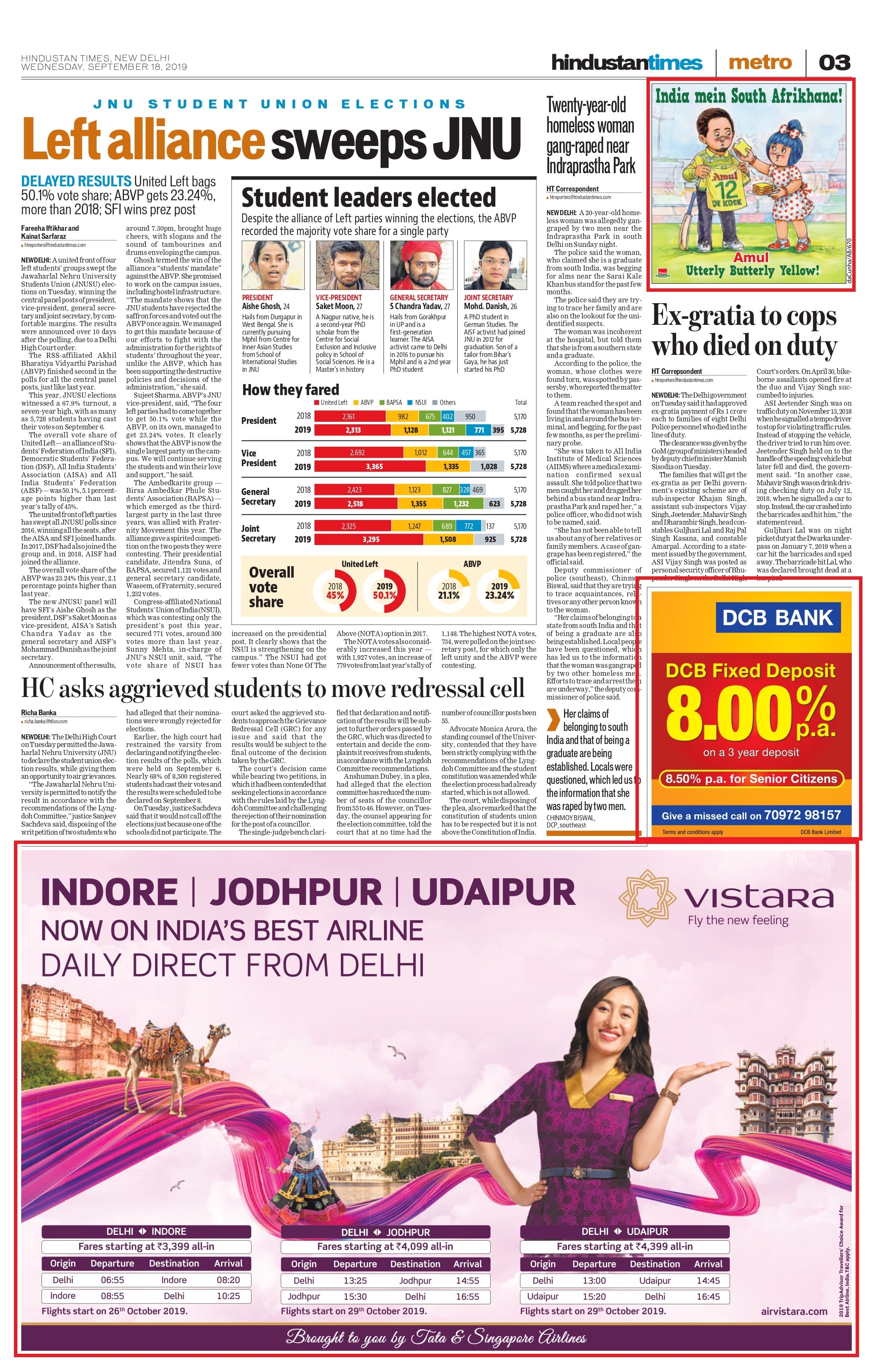 Hindustan Times, Noida, English Newspaper Advertising Rates | Book Ads ...
