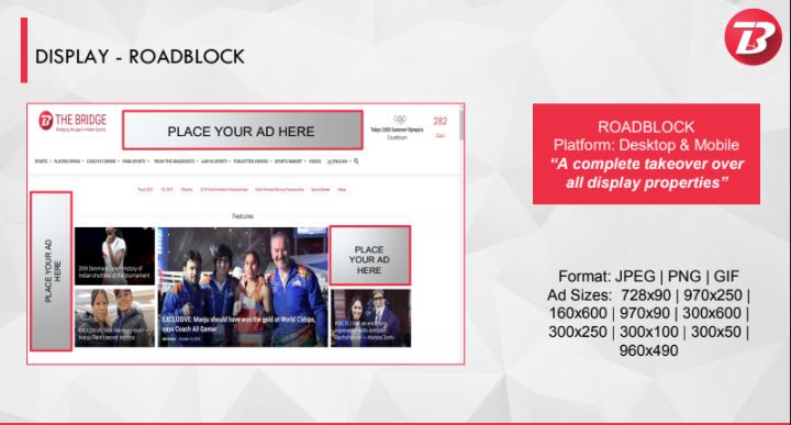 RoadBlock - Premium Media - The Bridge, Website Advertising Rates - The ...