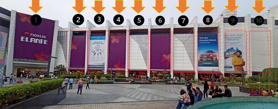 Elante Mall, Chandigarh Advertising Rates
