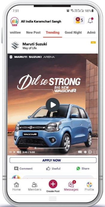 Kutumb App Banner Advertisement | Kutumb App Banner Ad Cost