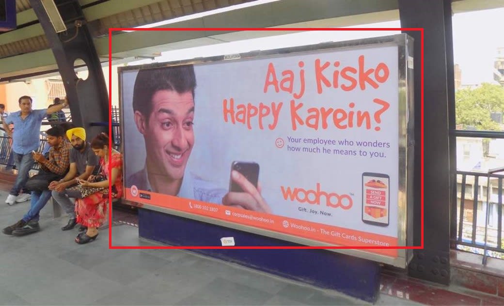 Metro Station Rajendra Place, Delhi Advertising Rates