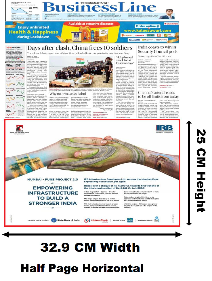 Business Line, Delhi, English Newspaper Advertising Rates | Book Ads In ...