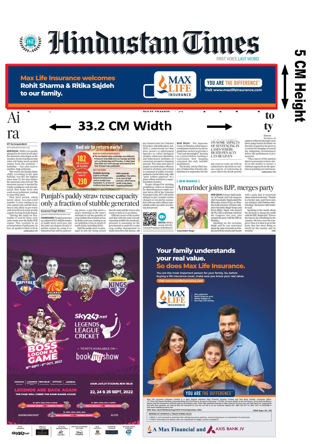 Hindustan Times, Delhi, English Newspaper Advertising Rates | Book Ads ...