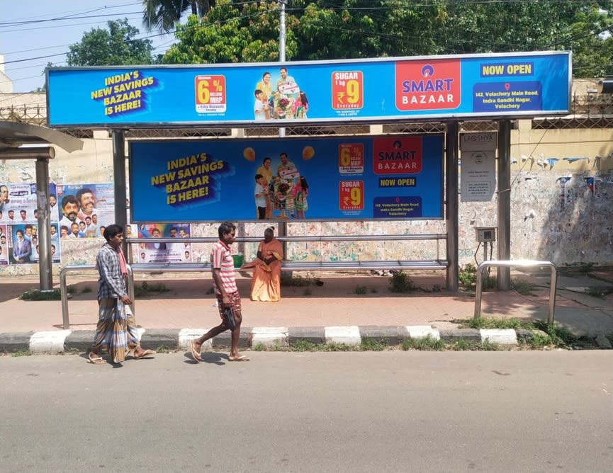 Bus Shelter Advertising Cost in Saidapet 88458