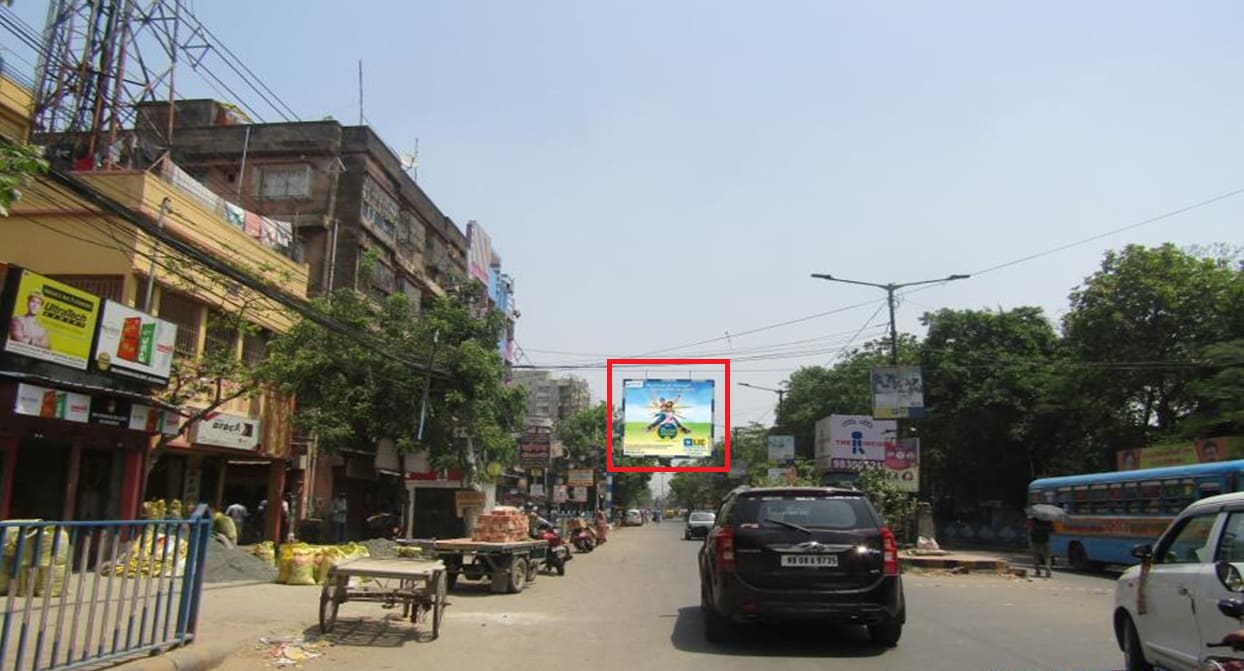 Hoarding in Patipukur 88503 Advertising Rates