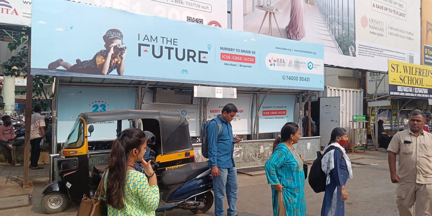 Bus Shelter Advertising Cost in Mira Road East 91259
