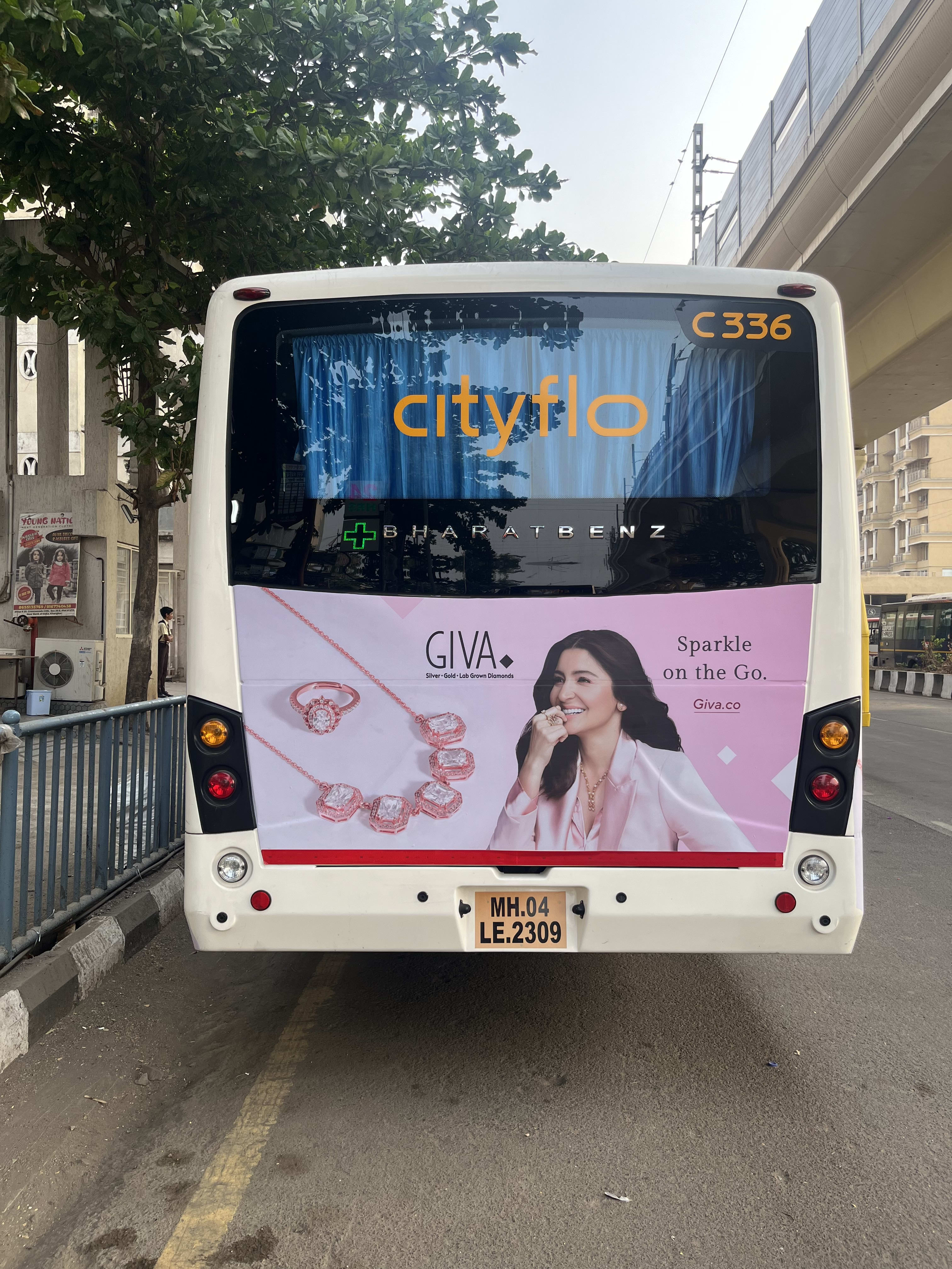 Cityflo AC Bus Advertising Rates
