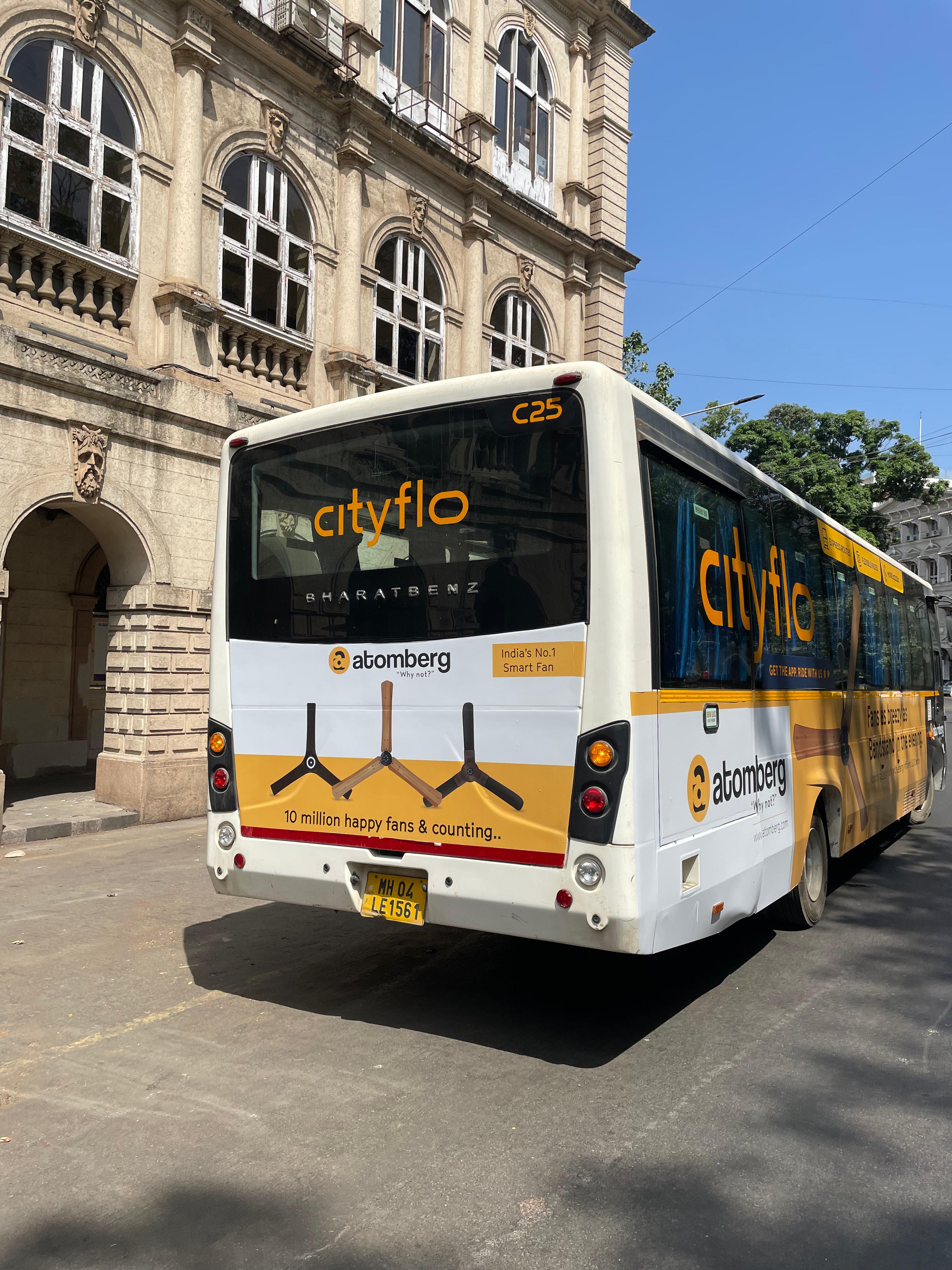 Cityflo AC Bus Advertising Rates