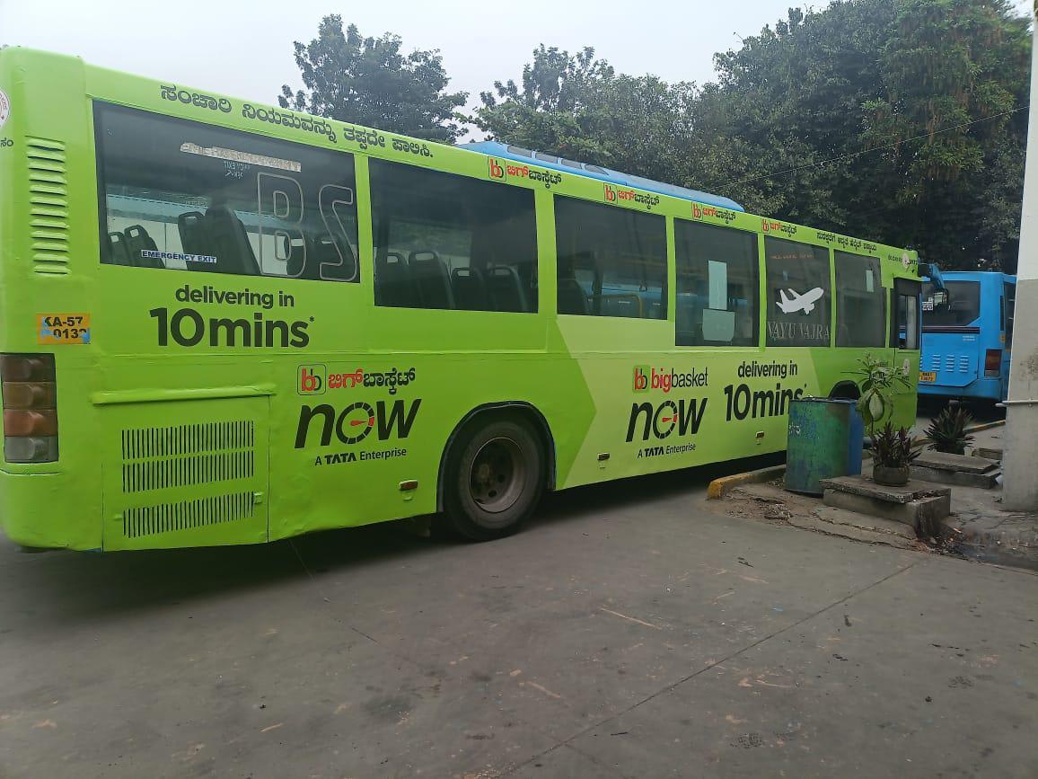 BMTC Volvo AC Bus Advertising - The Media Ant