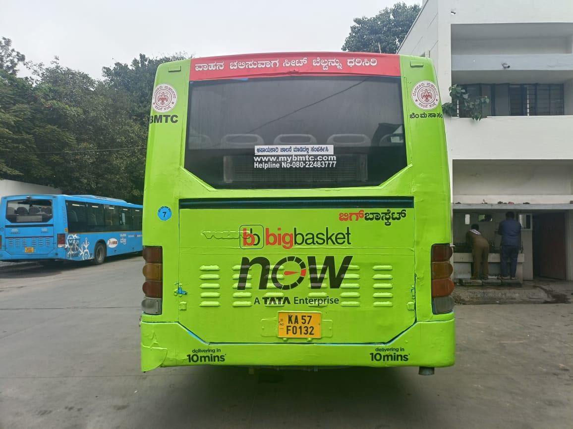 BMTC Volvo AC Bus Advertising - The Media Ant