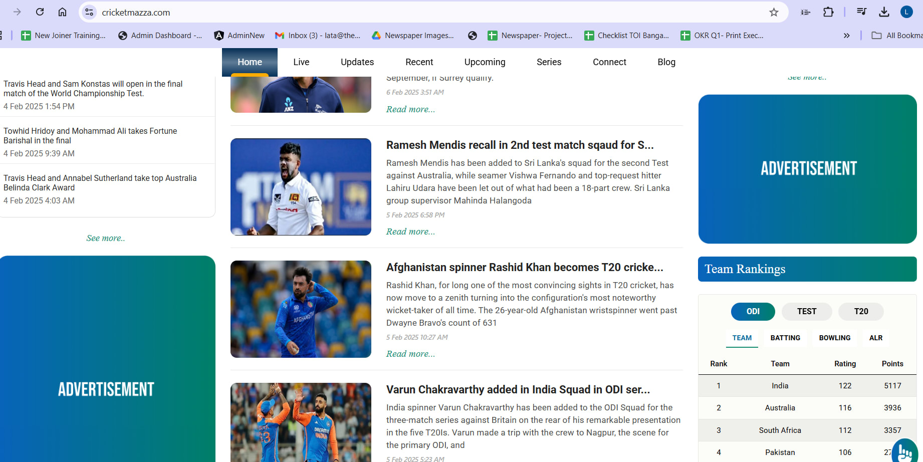Cricket Mazza Advertising Cost | Cricket Mazza Ads | Advertise On ...