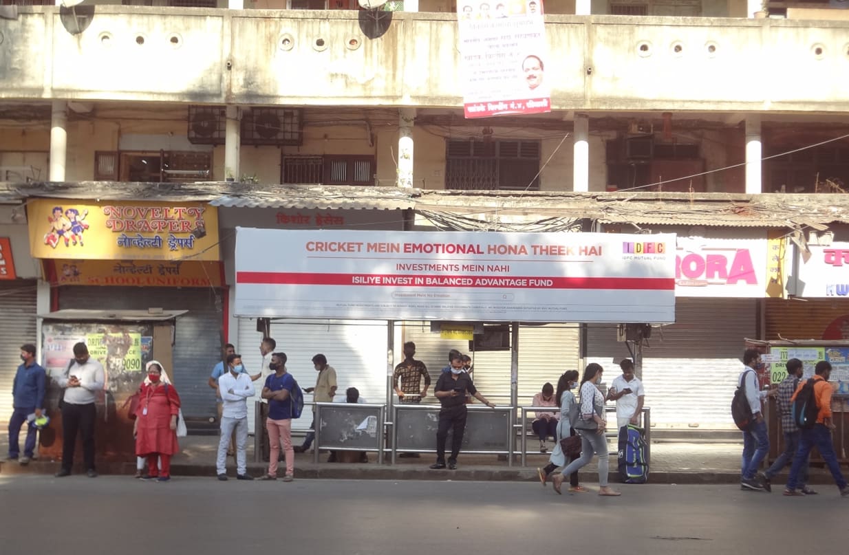 Bus Shelter Advertising Cost in Dadar 91551