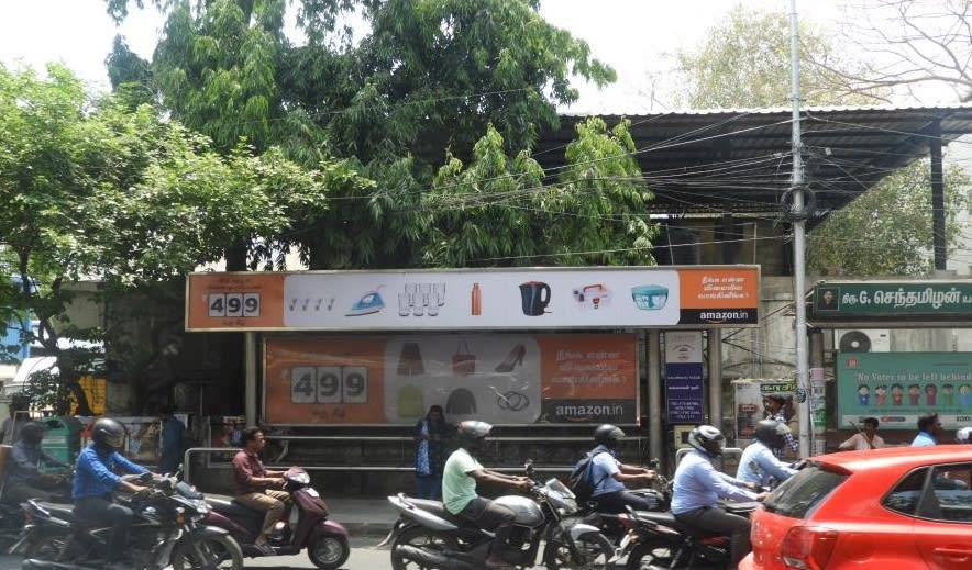 Bus Shelter in Saidapet 44182 Advertising Rates