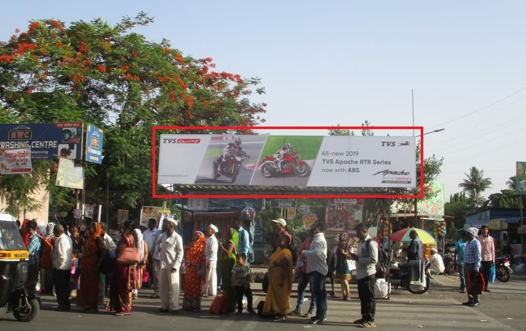 Bus Shelter in Hadapsar 54302 Advertising Rates